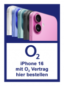 iPhone 16 mit o2 Vertrag - Bundle ab 33,99 € mtl.